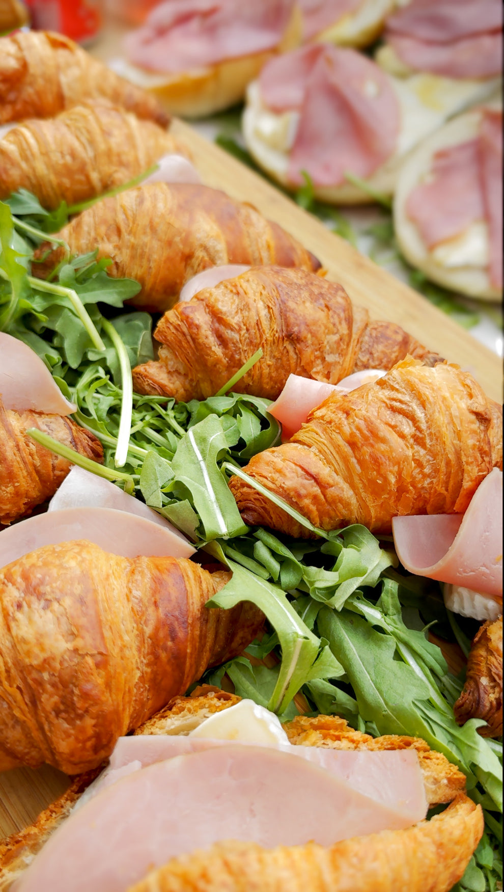 Ham & Cheese Mini Croissant | Best Grazing Tables, Boards, Platters in ...